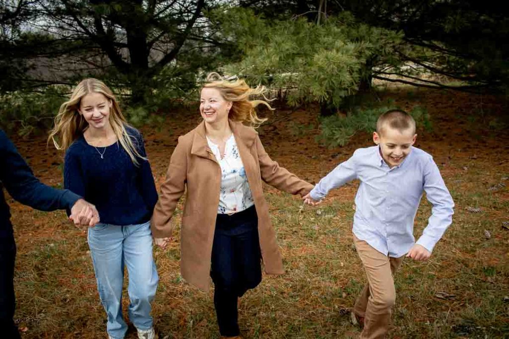Winter family session - Fossil Photography